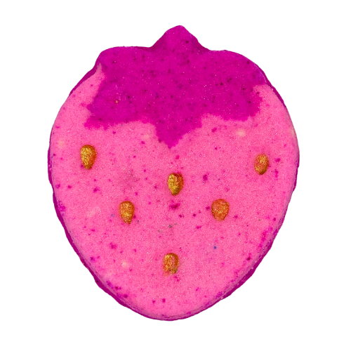 Strawbs Bath Bomb - Strawberries & Cream – Bloom Cosmetics